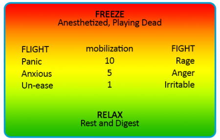 Relax, Fight-Flight and Freeze - Ascension Glossary